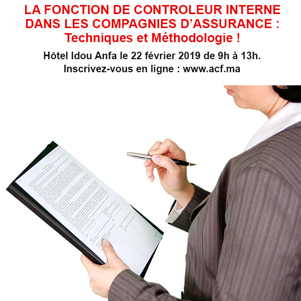 LA FONCTION DE CONTROLEUR INTERNE DANS LES COMPAGNIES D’ASSURANCE ...